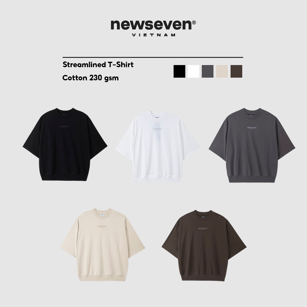 Áo thun NEWSEVEN Streamlined T-Shirt AT.311 | Shopee Việt Nam