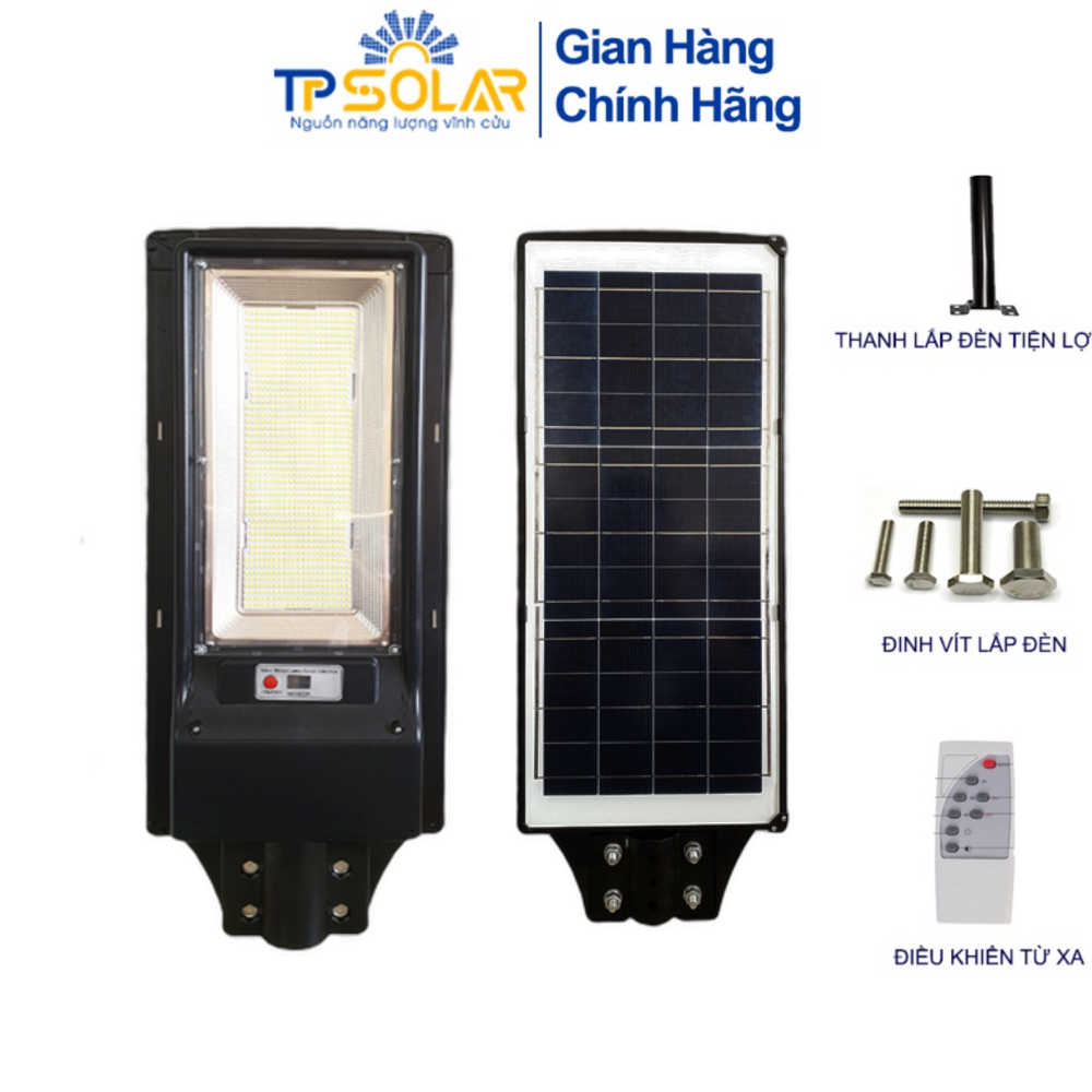 Đèn Đường Liền Thể Năng Lượng Mặt Trời TP Solar 200W TP-D200 Cảm Biến ...