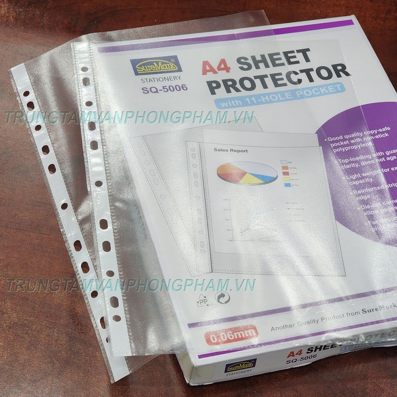 Bìa lỗ hộp Suremark SQ 5006 - Túi 11 lỗ loại dày | Shopee Việt Nam
