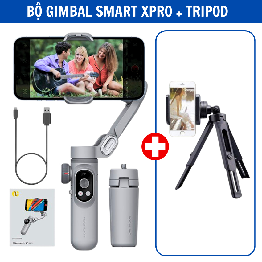 Gimbal kẹp điện thoại chống rung M01 - Hỗ trợ tất cả dòng máy - chống ...