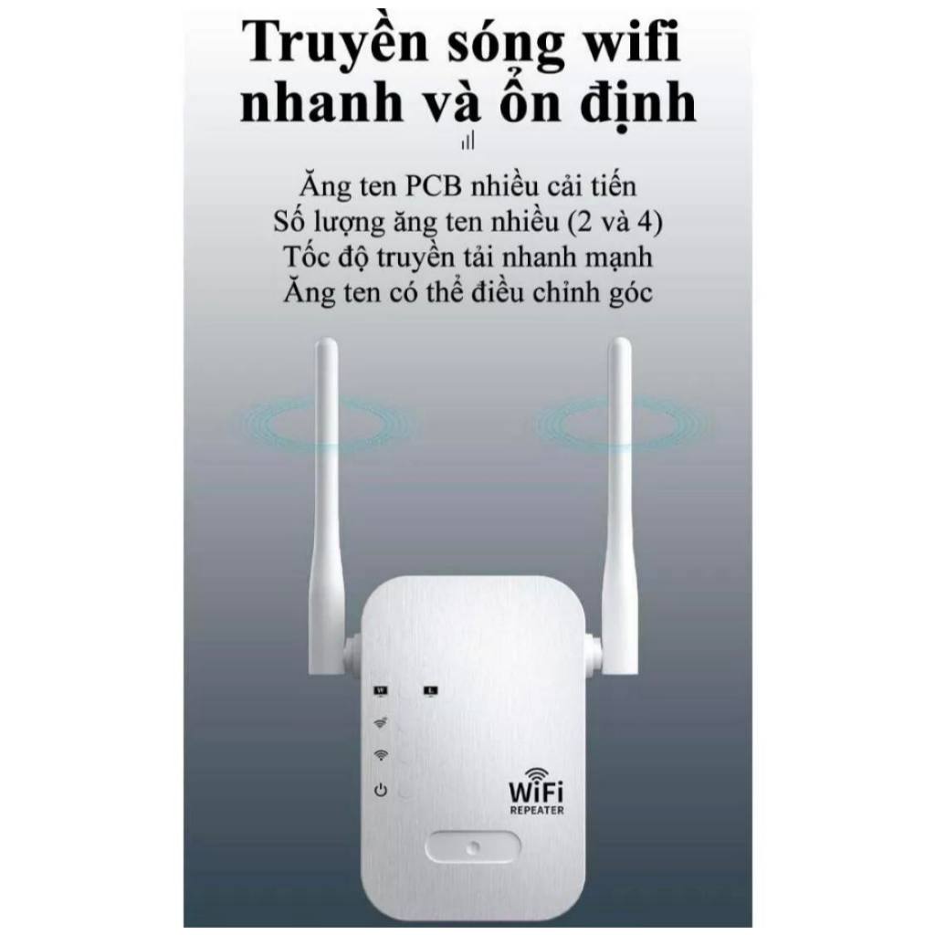 Bộ Kích Sóng Wifi Cao Cấp wifi 4 Râu Cực Mạnh, Cục Kích Wifi Siêu Khỏe ...