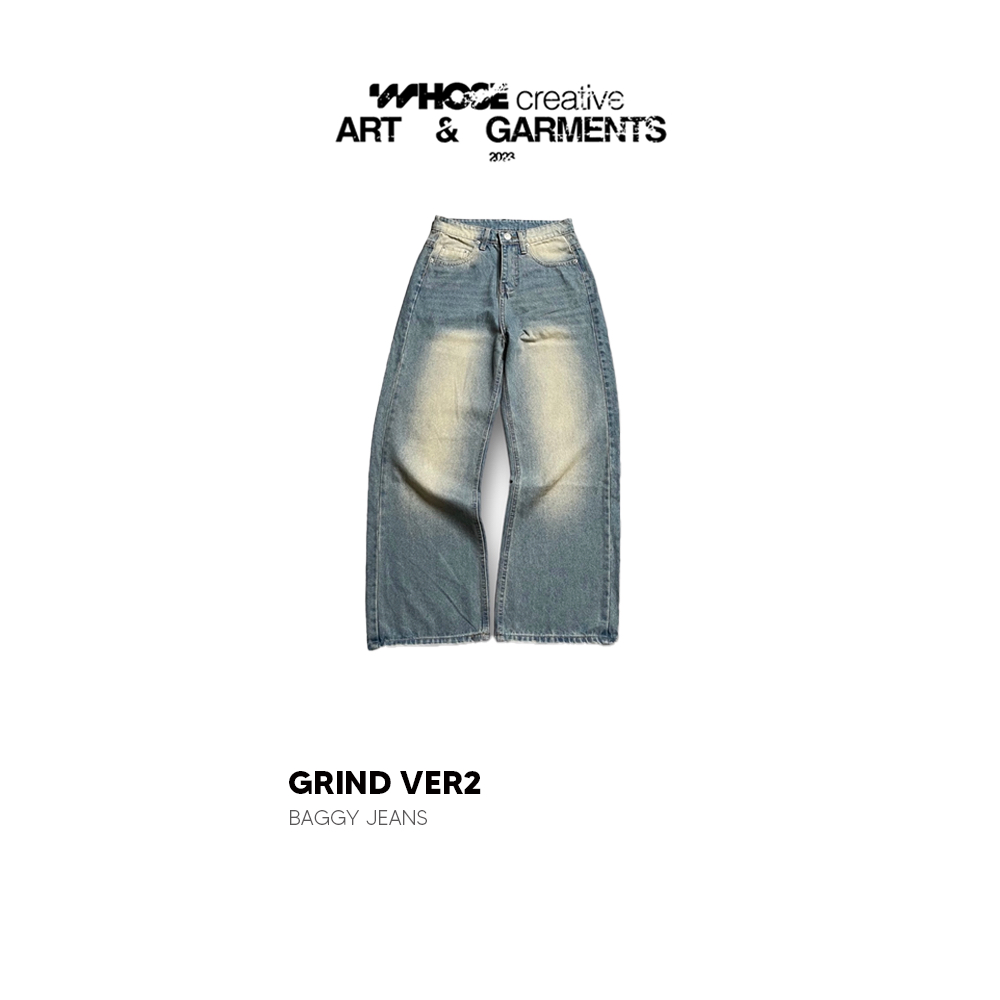 GRIND WASH V2 BAGGY JEANS - Quần jeans Whose 1090 | Shopee Việt Nam