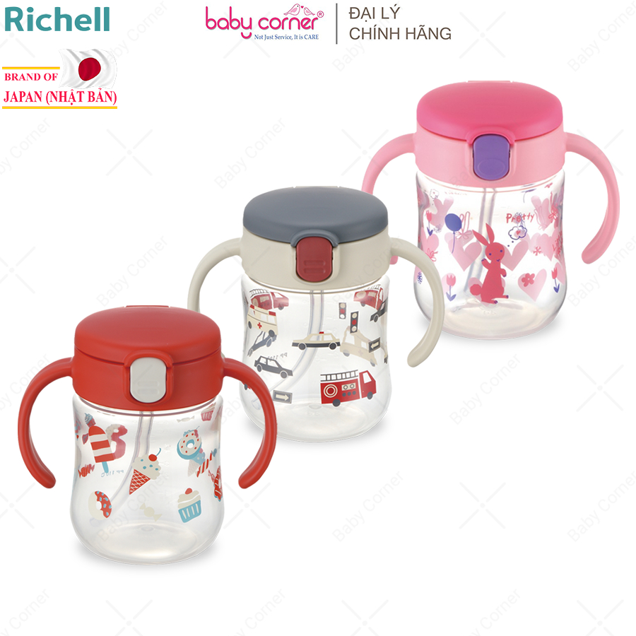 [Chính Hãng] Bình Ống Hút T.L.I Richell Bước 2 Dung Tích 200ml Cho Bé 7M+ | Shopee Việt Nam