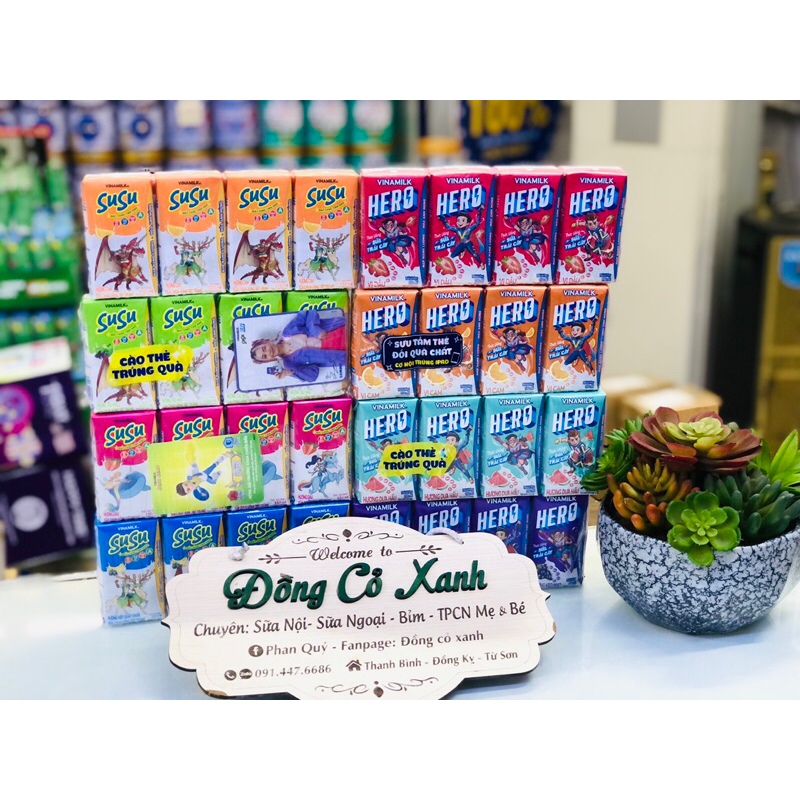 Sữa chua uống susu, hero 110ml đủ vị | Shopee Việt Nam