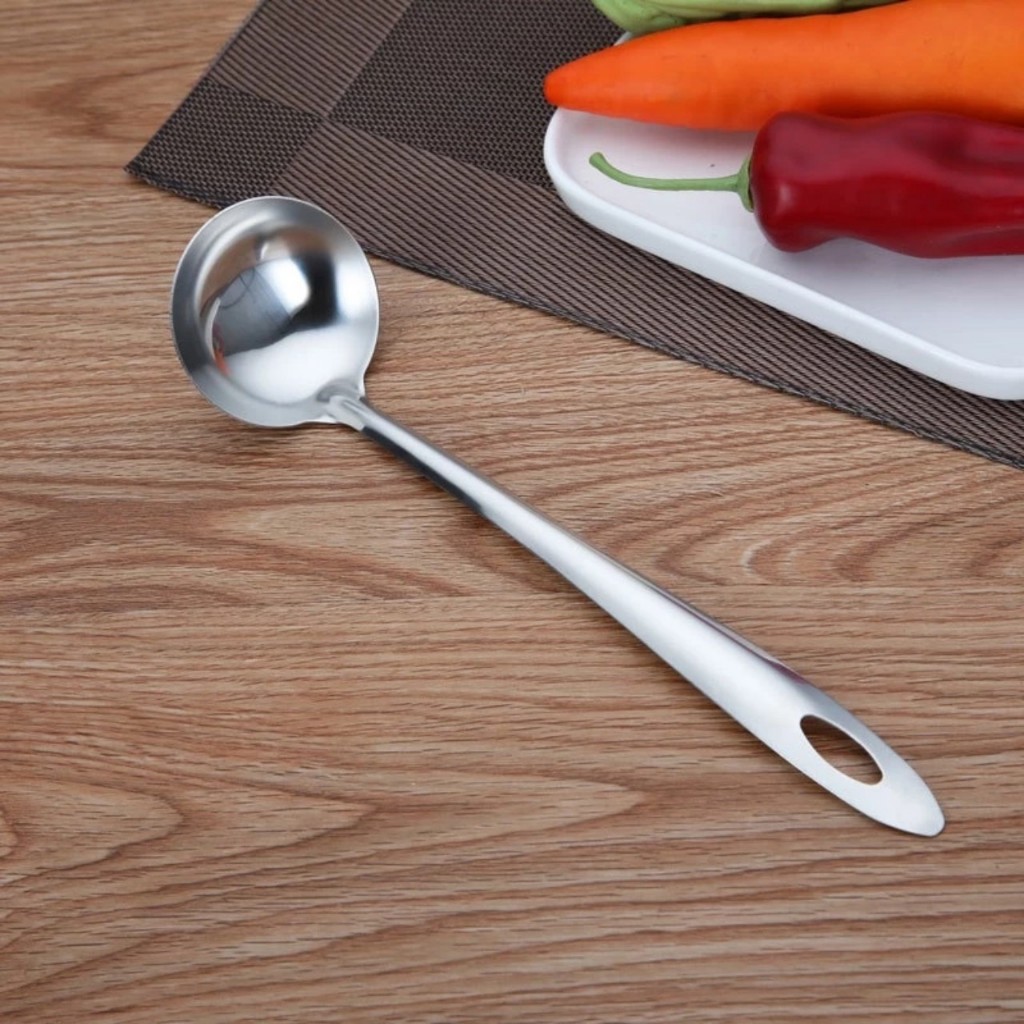 Muỗng Muôi Múc Canh Vá Múc Canh Inox Cán Dài Nhà Bếp Tiện Lợi | Shopee ...