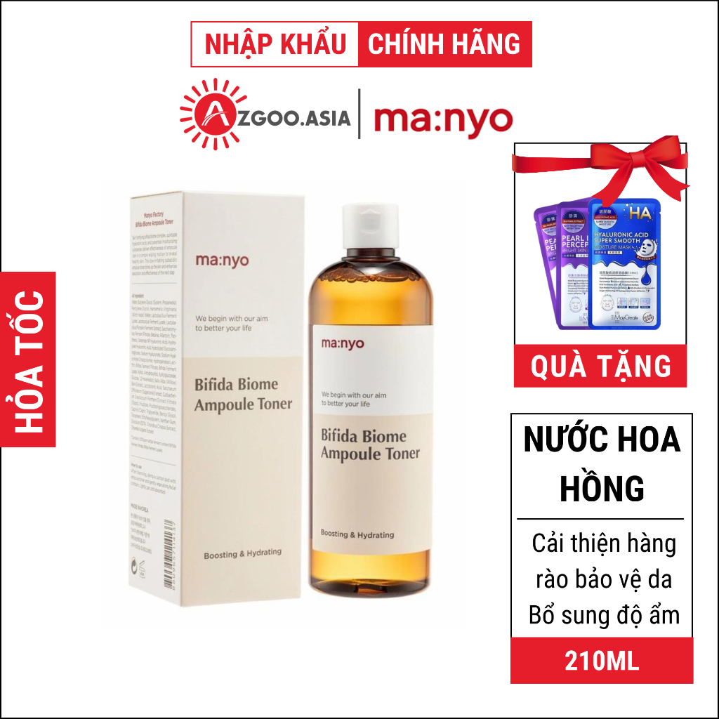 Toner Manyo Bifida Biome Ampoule Nước Cân Bằng Làm Dịu, Cấp Ẩm, Giảm ...