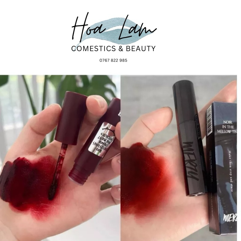 [HÀNG SẴN] SON KEM LÌ MERZY #M13 VỎ ĐEN/ VỎ ĐỎ | Shopee Việt Nam