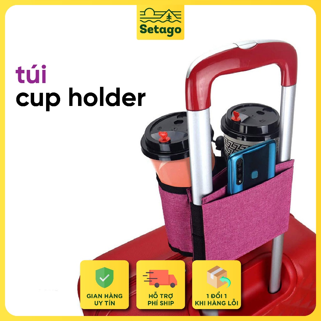 Túi Cup Holder - Túi đựng cốc gắn vali tiện lợi | Shopee Việt Nam