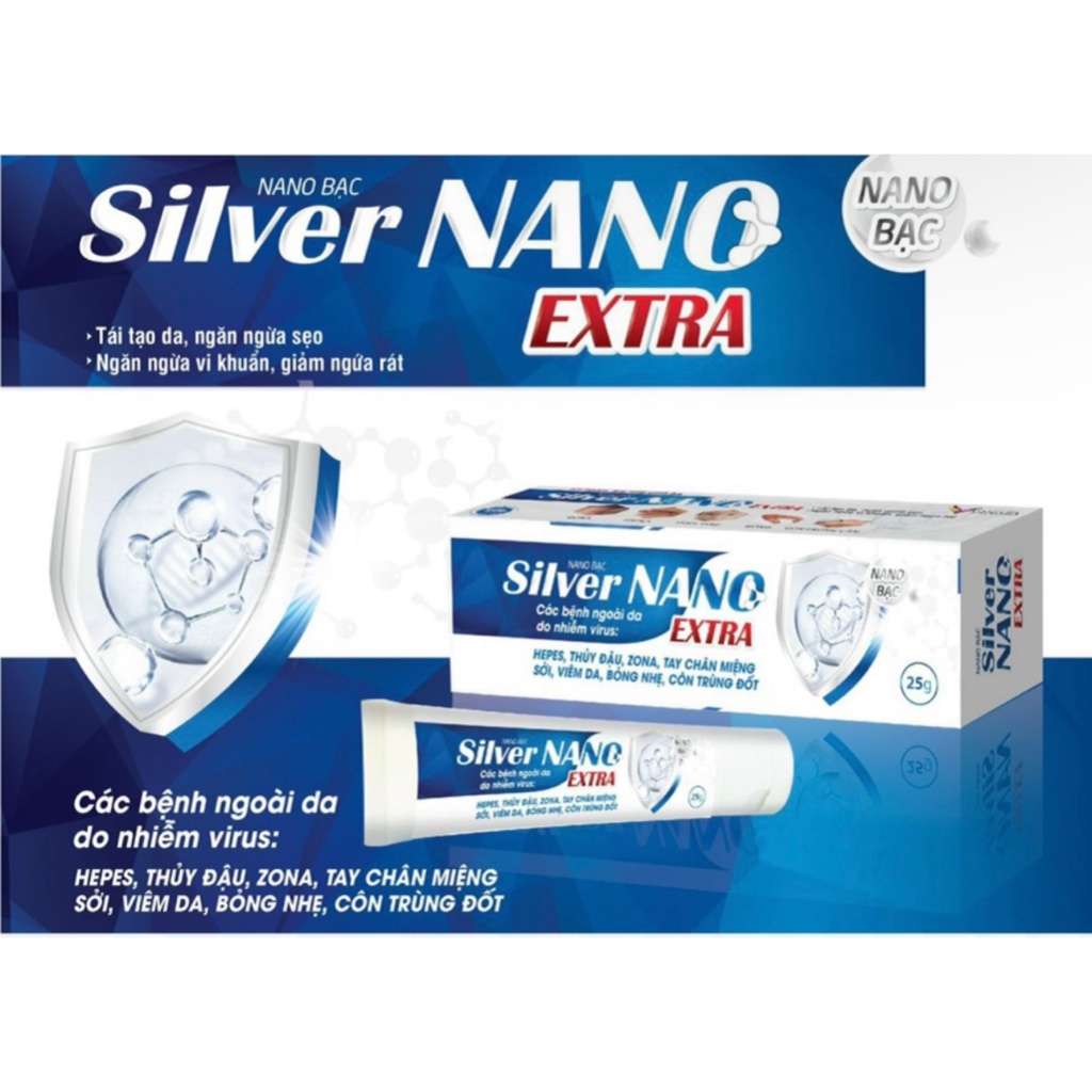 Nano Bạc. Silver NANO Extra. Giúp làm sạch da, kháng khuẩn. | Shopee ...