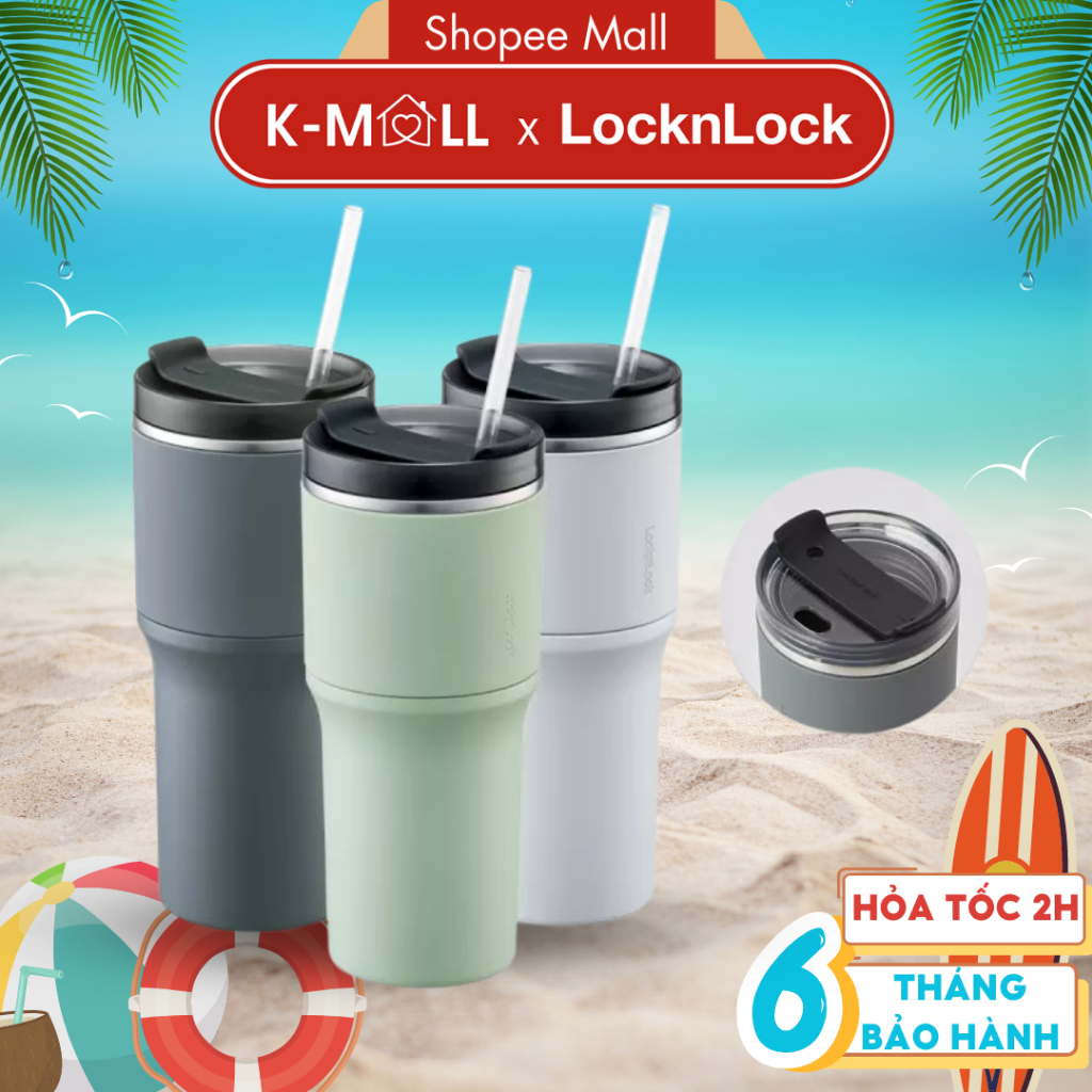 Ly giữ nhiệt LocknLock Metro Drive 650ml LHC4277S thép không rỉ 304 ...