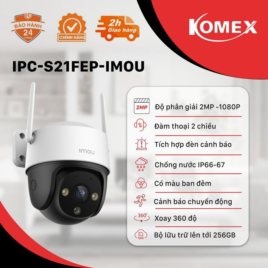 Camera IMOU ngoài trời S31FEP (Cruiser SE+ 3MP)/ S51FEP (Cruiser SE+ ...