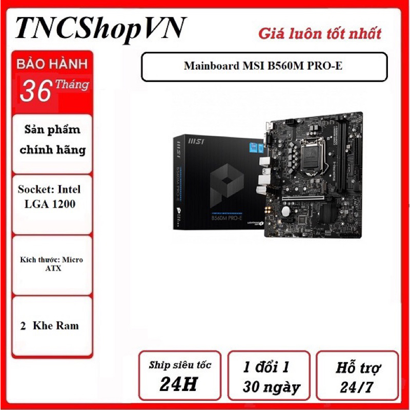 Mainboard MSI B560M PRO-E | Shopee Việt Nam
