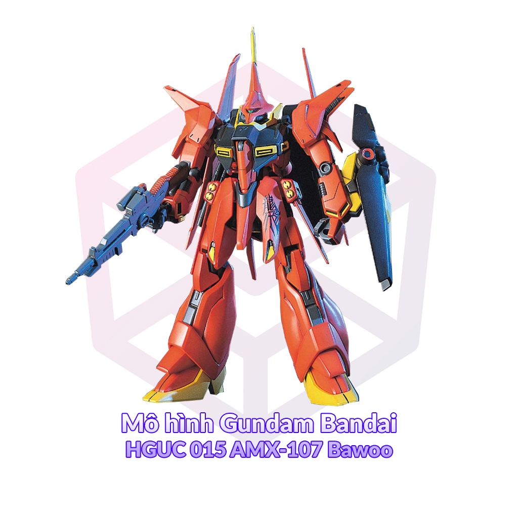 Mô hình Gundam Bandai HGUC 015 AMX-107 Bawoo 1/144 MS Gundam [GDB] [BHG] | Shopee Việt Nam