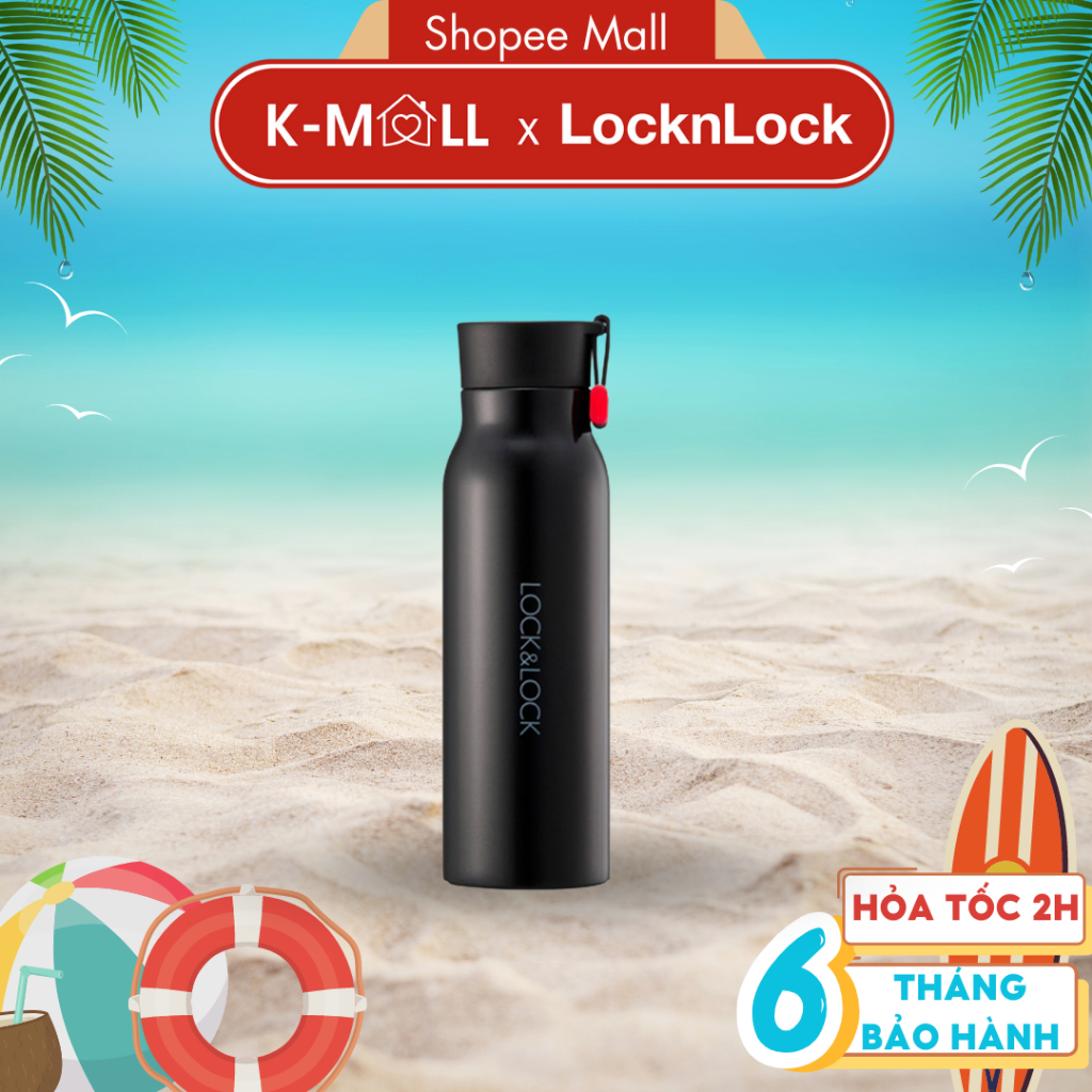 Bình giữ nhiệt LocknLock 500ml LHC4125 màu đen , thép không gỉ, đáy ...