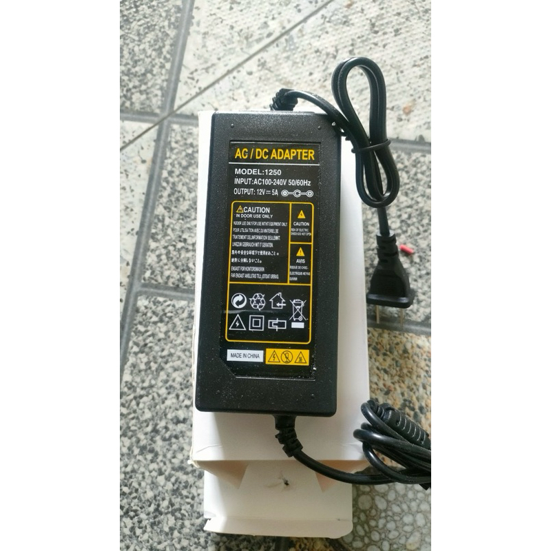 Nguồn 12V 5A - Adapter 12V chân to - Nguồn 12v vỏ nhựa các loại - Hàng ...