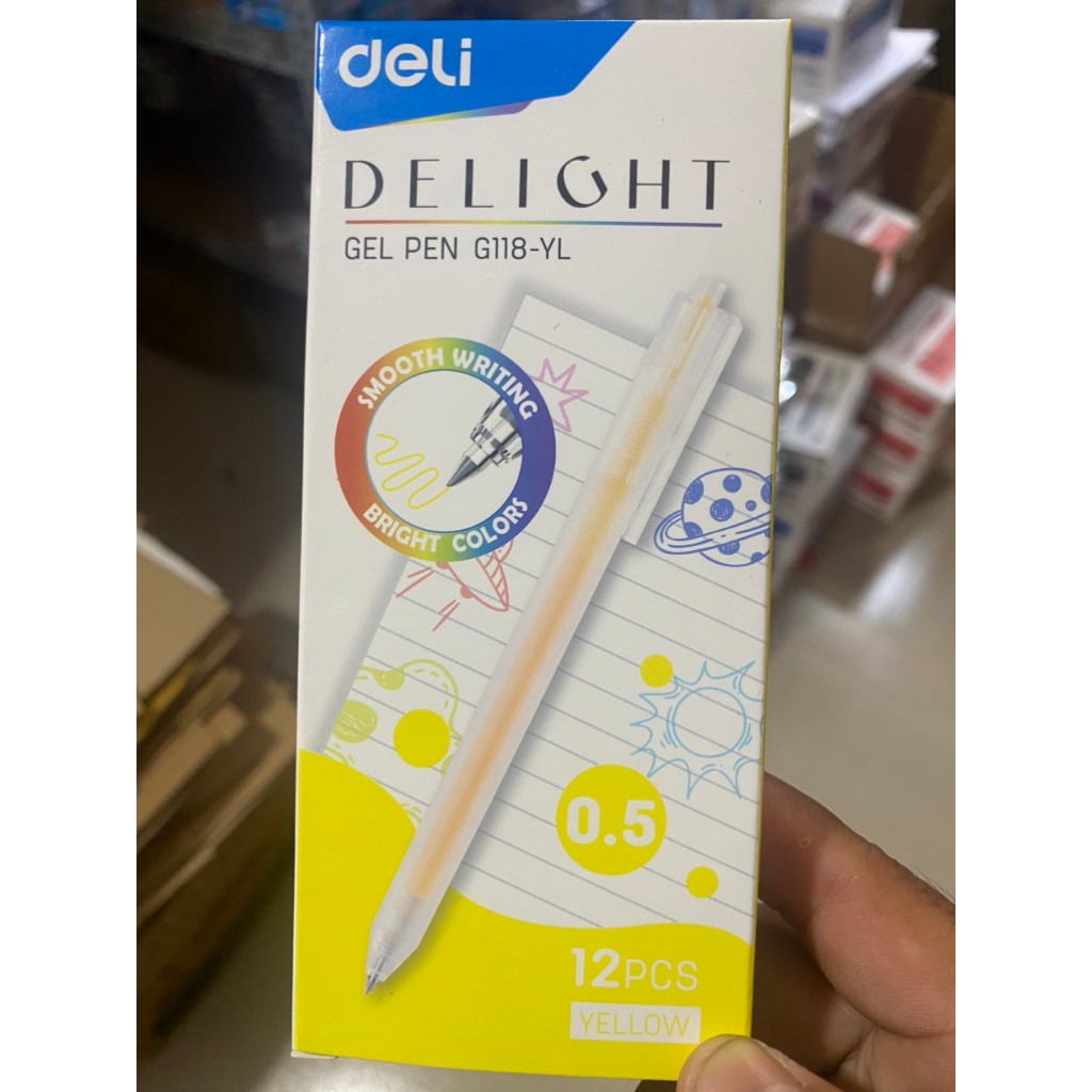 Combo 6/12 Cây ( Có Bảng Màu ) Bút bi nước mực gel bấm nhiều màu 0.5mm ...