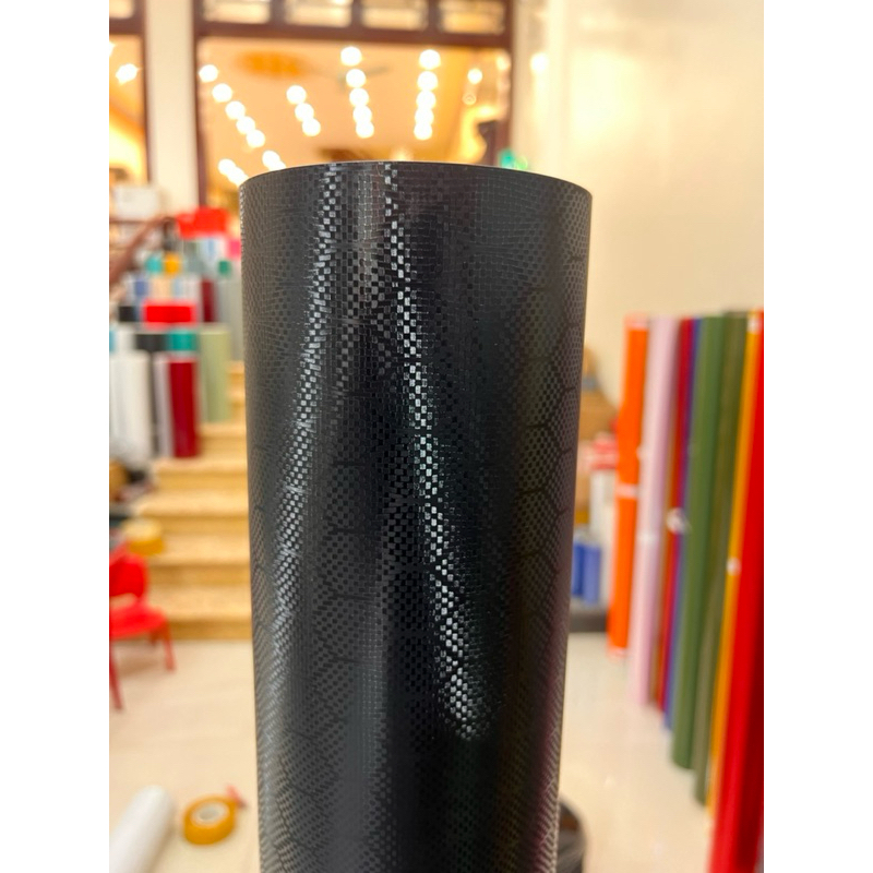 Giấy Decal Carbon 10D Nam Phi Sần 2023 Loại Cao Cấp Màu Đen Khổ 52cm x ...