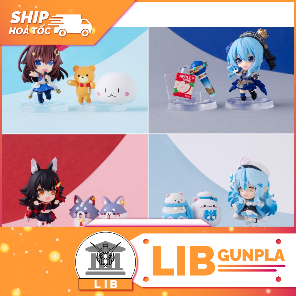 Mô hình tĩnh gacha blindbox Bandai Hololive Deformer vol 1 - Full set 8 ...