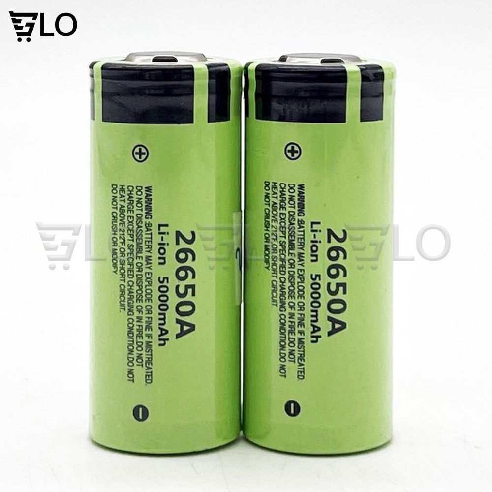 1 Viên Pin Sạc 26650 3.7v Dung Lượng Thực 5000mAh Dòng Xả Cao 30A, Pin ...