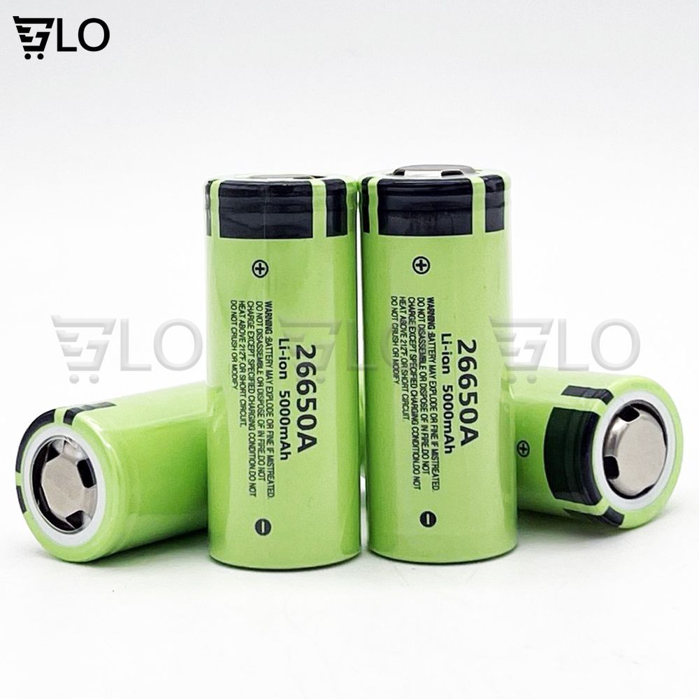 1 Viên Pin Sạc 26650 3.7v Dung Lượng Thực 5000mAh Dòng Xả Cao 30A, Pin ...