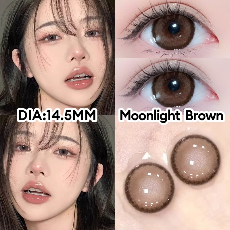 lens nâu lens for girls lens nâu tây kính áp tròng Len đeo mắ lens giãn ...