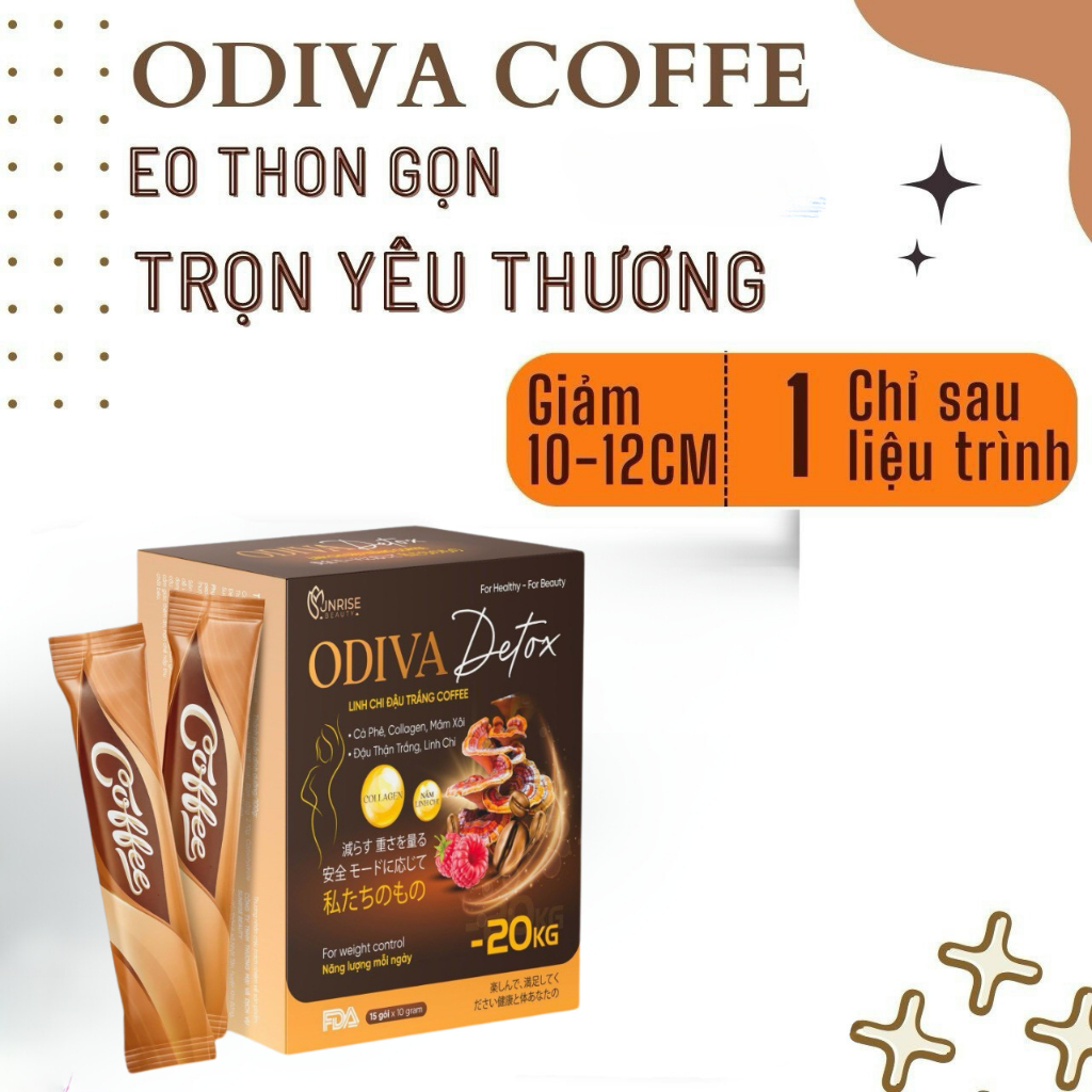 Cà phê giảm cân Odiva Detox Coffe siết eo, giảm mỡ, giảm cân cấp tốc ...