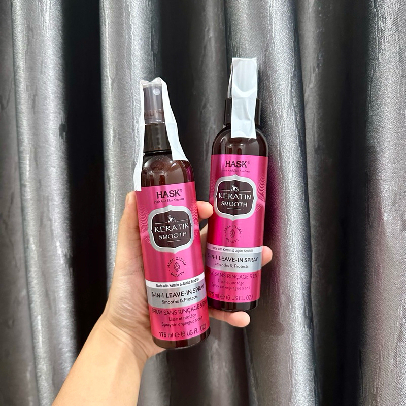 (BILL US) Dầu dưỡng tóc Hask Argan Reparing Hair Oil/ Xịt 5-in-1 ...