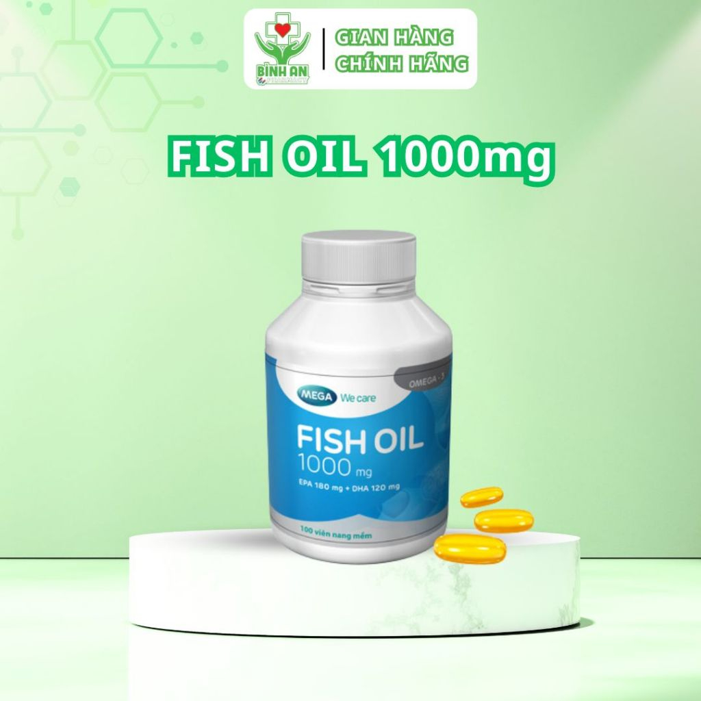 Dầu cá FISH OIL - Mega We Care (100 viên) - NT Bình An. | Shopee Việt Nam
