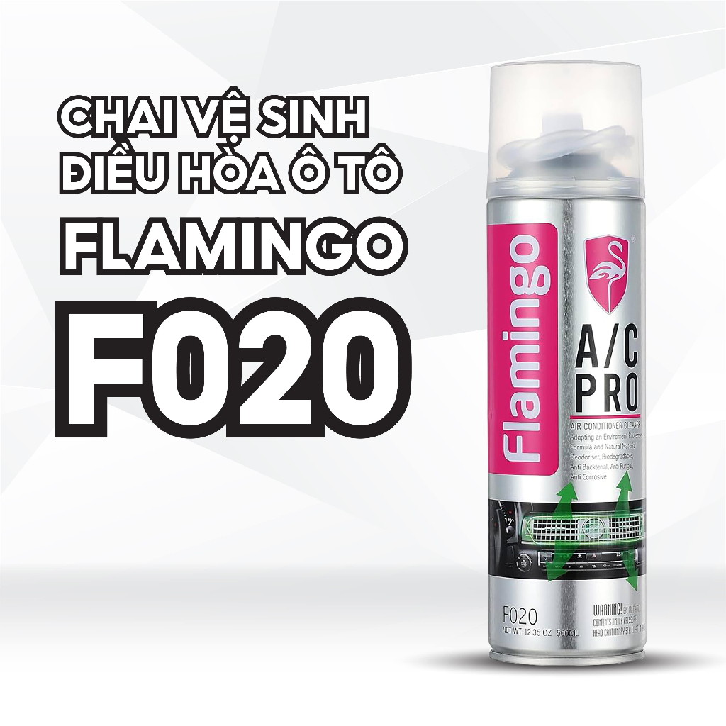 Chai Xịt Bọt Vệ Sinh Khử Mùi Hôi Điều Hòa Ô Tô, Diệt Khuẩn Flamingo ...