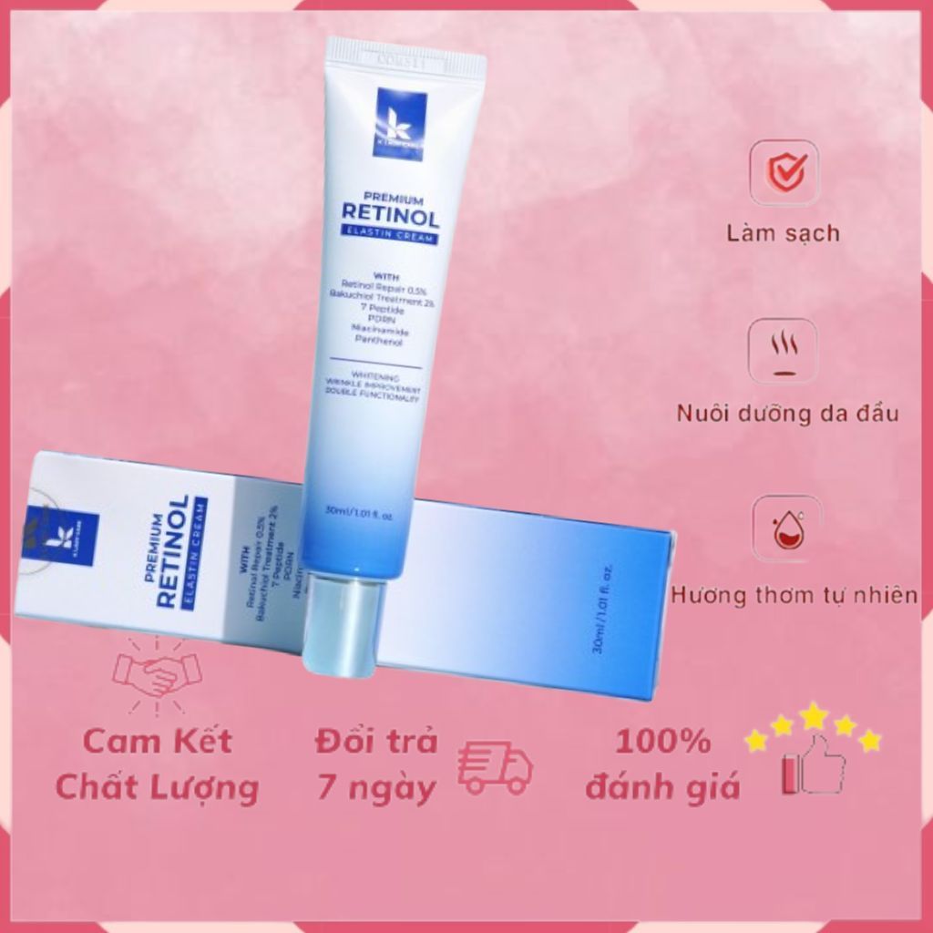 [Bản Mới] Kem dưỡng da Retinol Bakuchoil/ K lady care/ tái tạo, trẻ hóa, làm trắng, mờ thâm nám ...