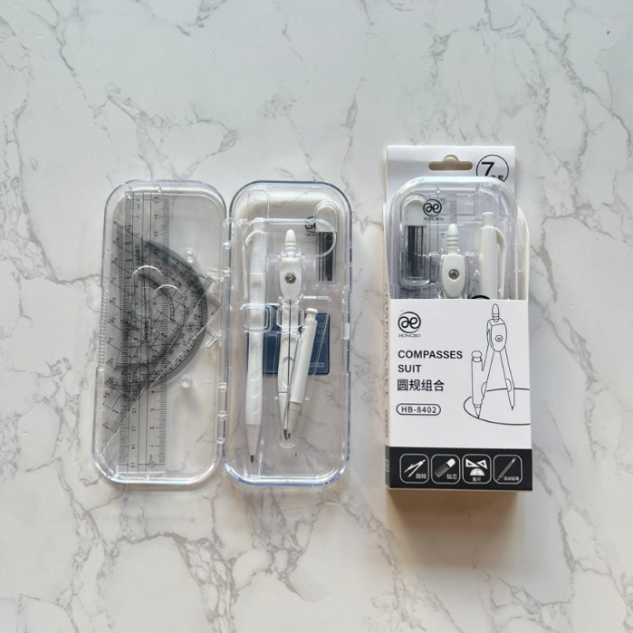 (1 Bộ) Compa Bộ 8402 7 Chi Tiết - Camshop | Shopee Việt Nam