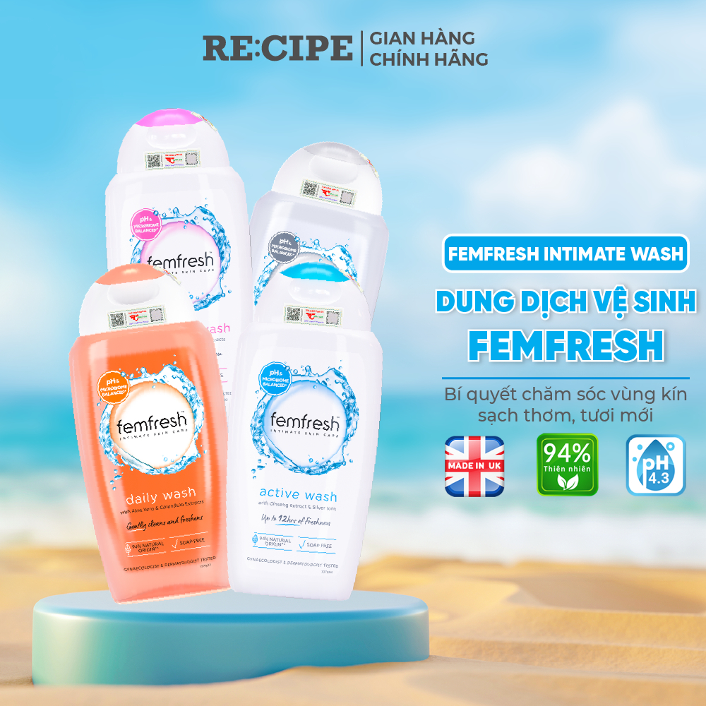 Dung Dịch Vệ Sinh Nữ Femfresh Intimate Wash cho da nhạy cảm, ddvs phụ ...