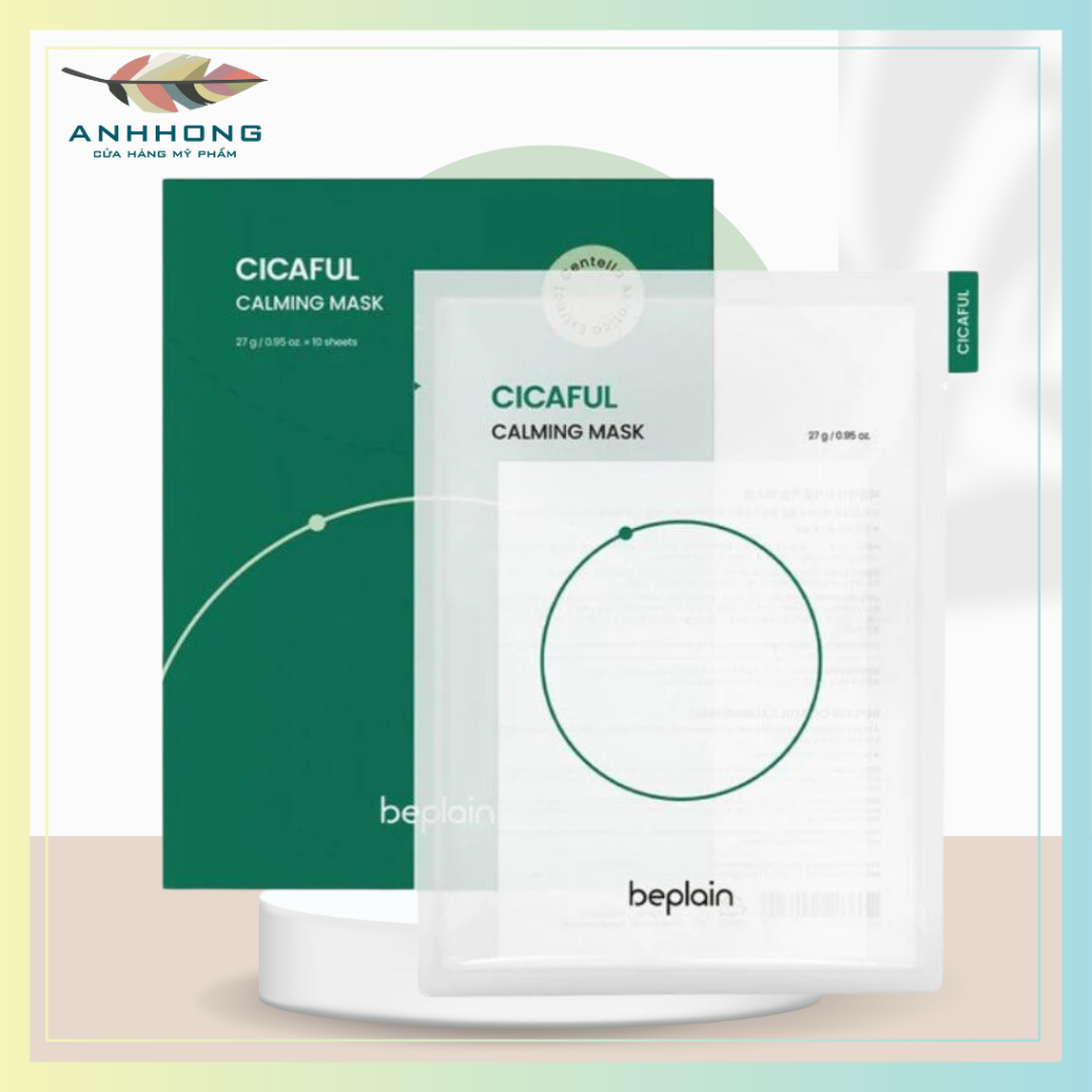 Beplain Mặt nạ dưỡng da Cicaful Calming Mask 27g | Shopee Việt Nam