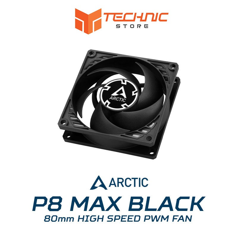 Quạt tản nhiệt Arctic P8 MAX BLACK | Shopee Việt Nam