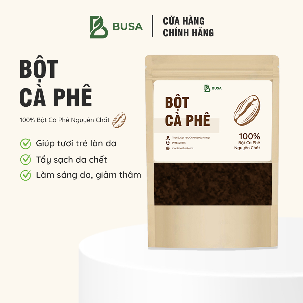 Bột cà phê nguyên chất - Đắp mặt và body ,Bột cafe mộc tẩy da chết ...