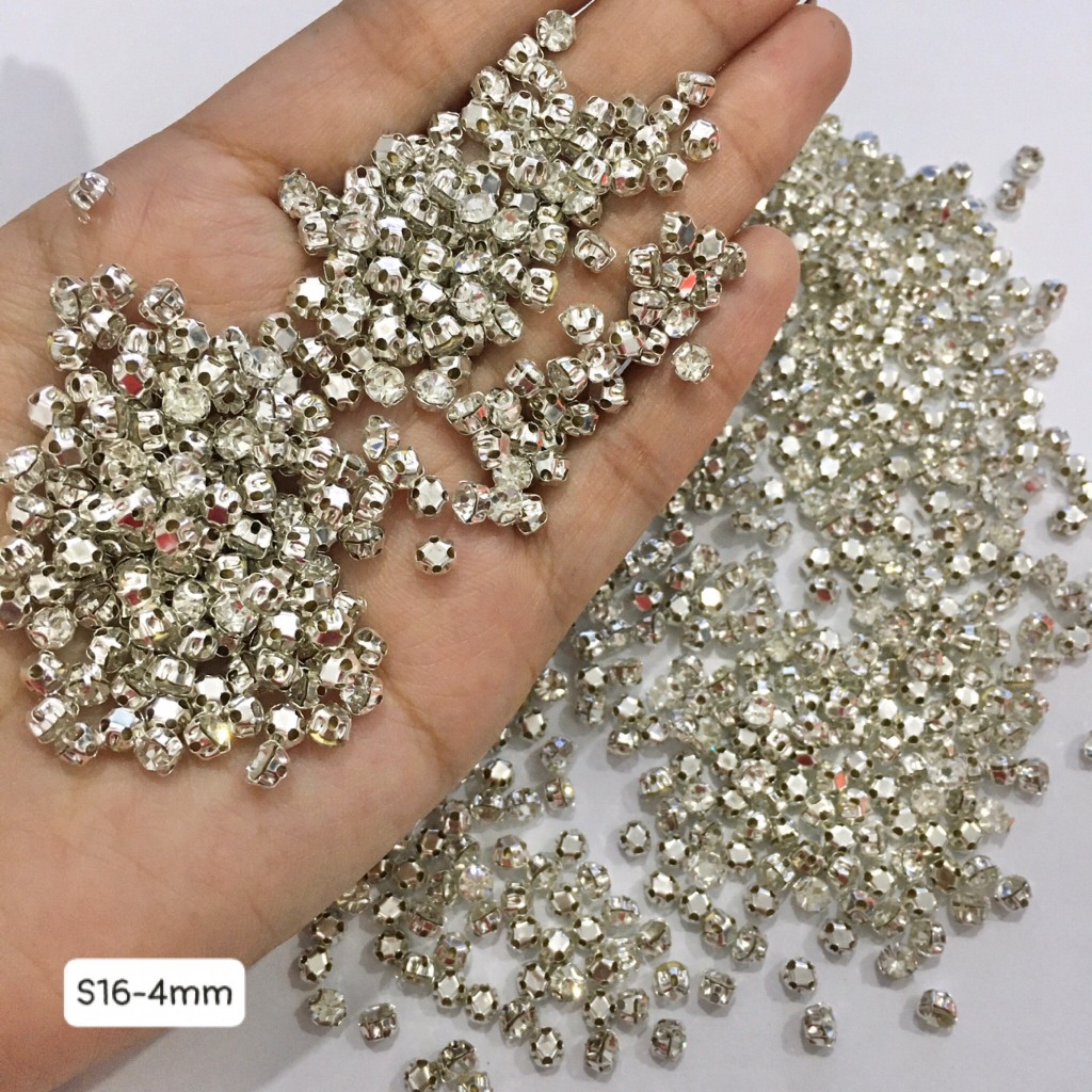Gói 50 Viên đá kết S12 S16 S20 cỡ 3mm 4mm 5mm Diy | Shopee Việt Nam