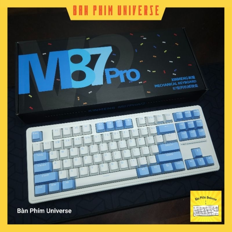 Bàn phím cơ xinmeng m87 v2 pro - bàn phím cơ không dây m87 3 chế độ kết ...