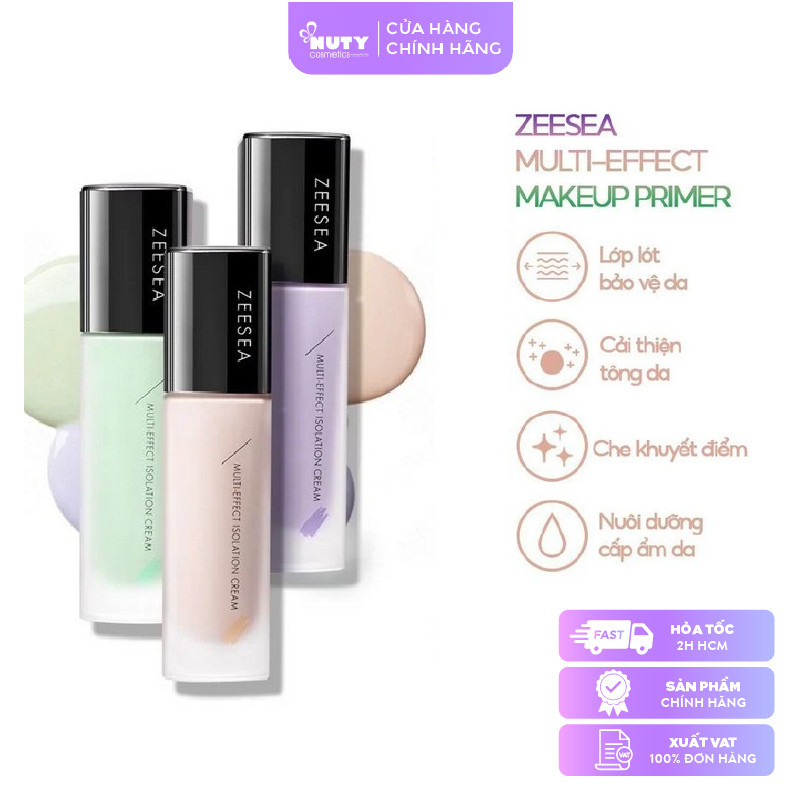 Kem Lót Trang Điểm Nâng Tông Tự Nhiên, Che Khuyết Điểm, Làm Mịn Da Zeesea Multi-Effect Makeup ...
