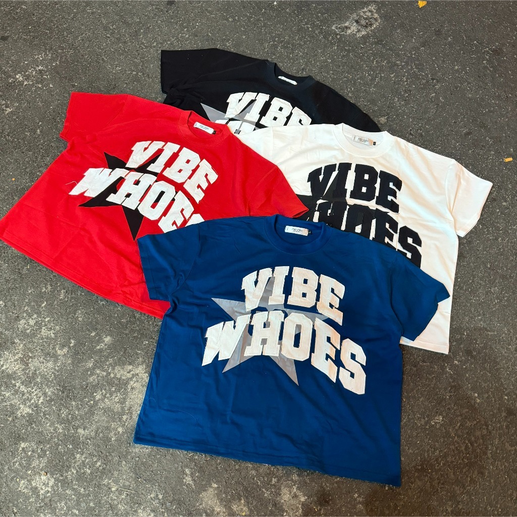 Áo thun Whose Studio Vibe Star thêu đắp vải Local Brand Unisex - Áo ...