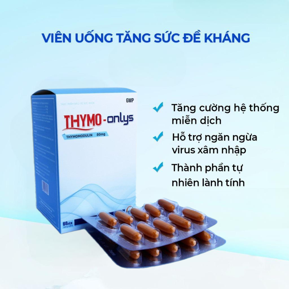 Viên Uống Hỗ Trợ Tăng Sức Đề Kháng THYMO-Onlys 80mg – Thymomodulin ...