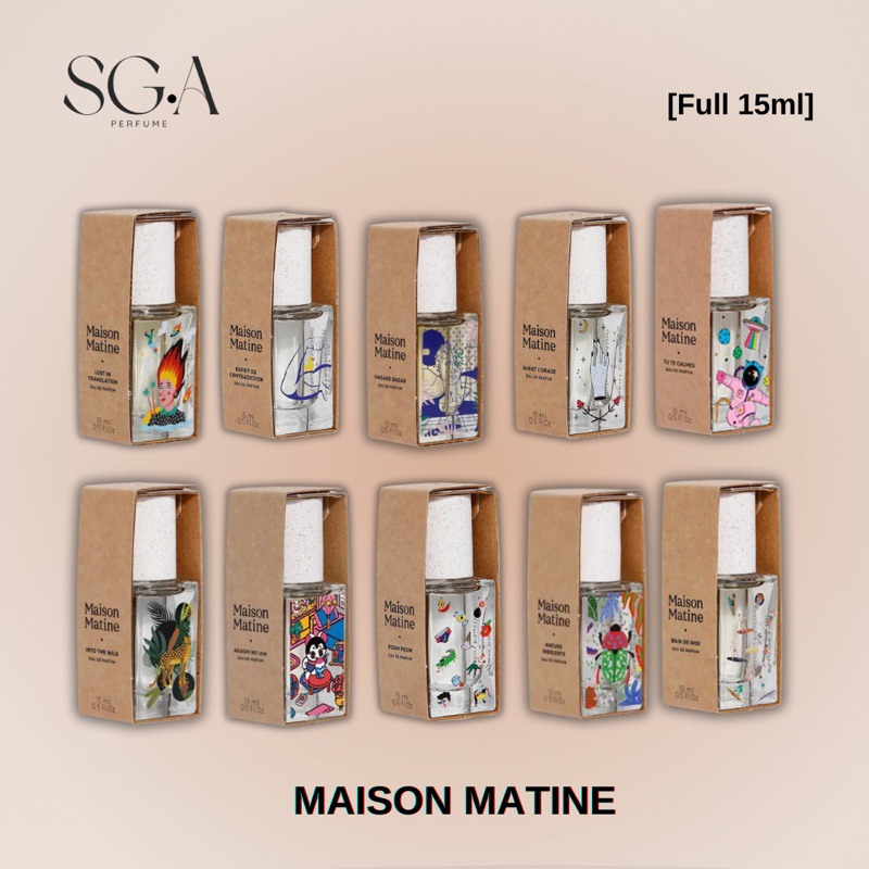 Maison Matine • Warni Warni, Arashi No Umi, Poom Poom,… Full 15ml | Shopee Việt Nam