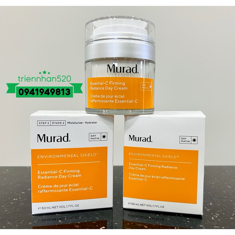 (Mẫu mới 50ml - Date mới) Kem dưỡng sáng da Murad Essential-C Firming ...