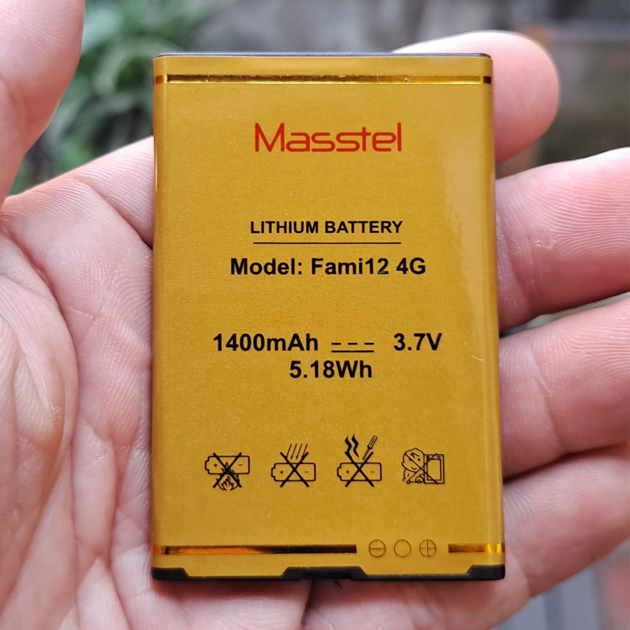 Pin hãng Mastel Fami 12 4g, Dung lượng chuẩn 1400 mAh . | Shopee Việt Nam
