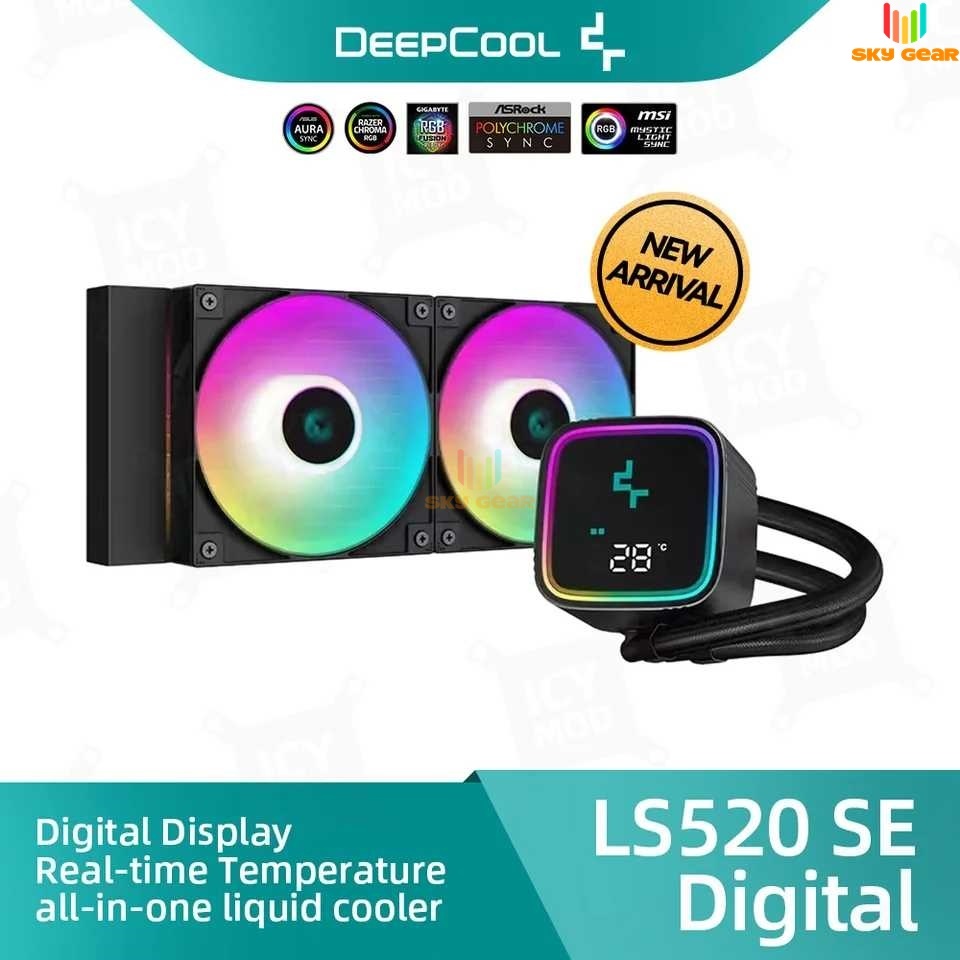 Tản nhiệt nước CPU AIO Deepcool LS520 SE DIGITAL | Shopee Việt Nam