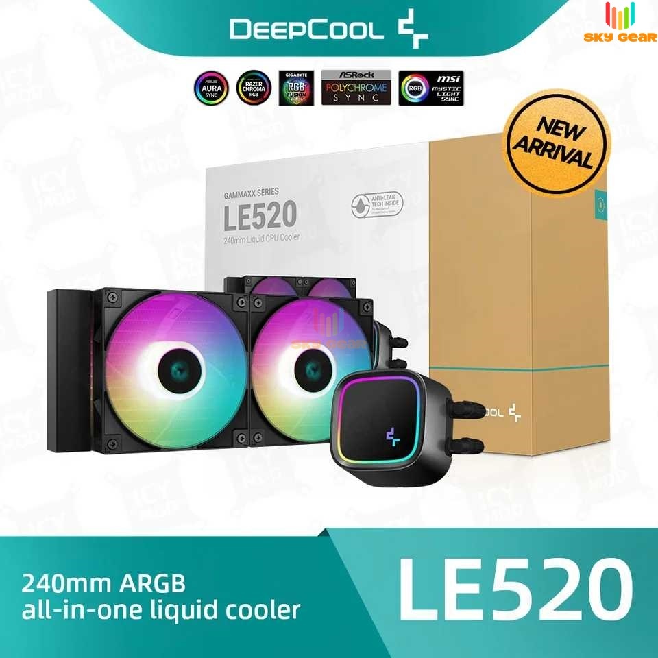 Tản nhiệt nước CPU AIO Deepcool LE520 LED ARGB | Shopee Việt Nam