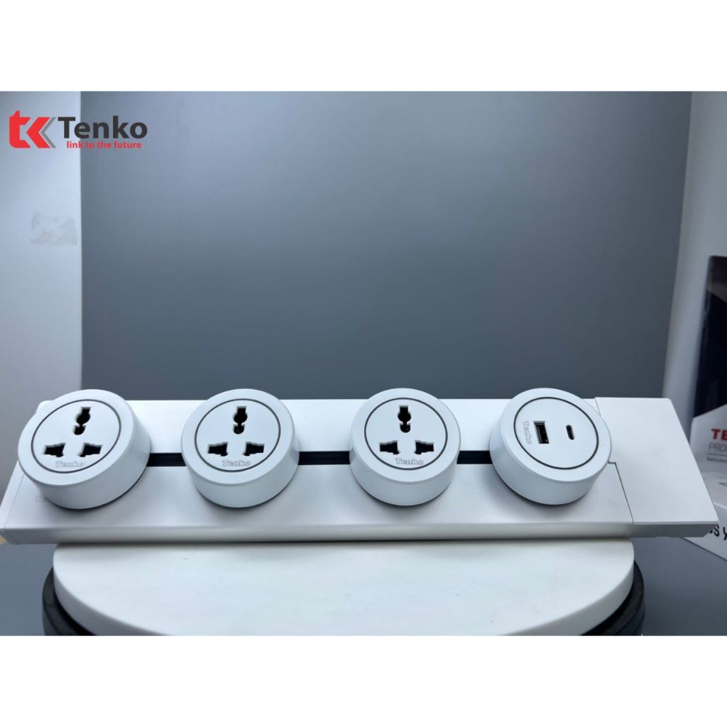 Thanh Ray+3 Ổ Cắm-1 Ổ USB-TypeC Dạng Trượt Thông Minh 40cm Chính Hãng ...