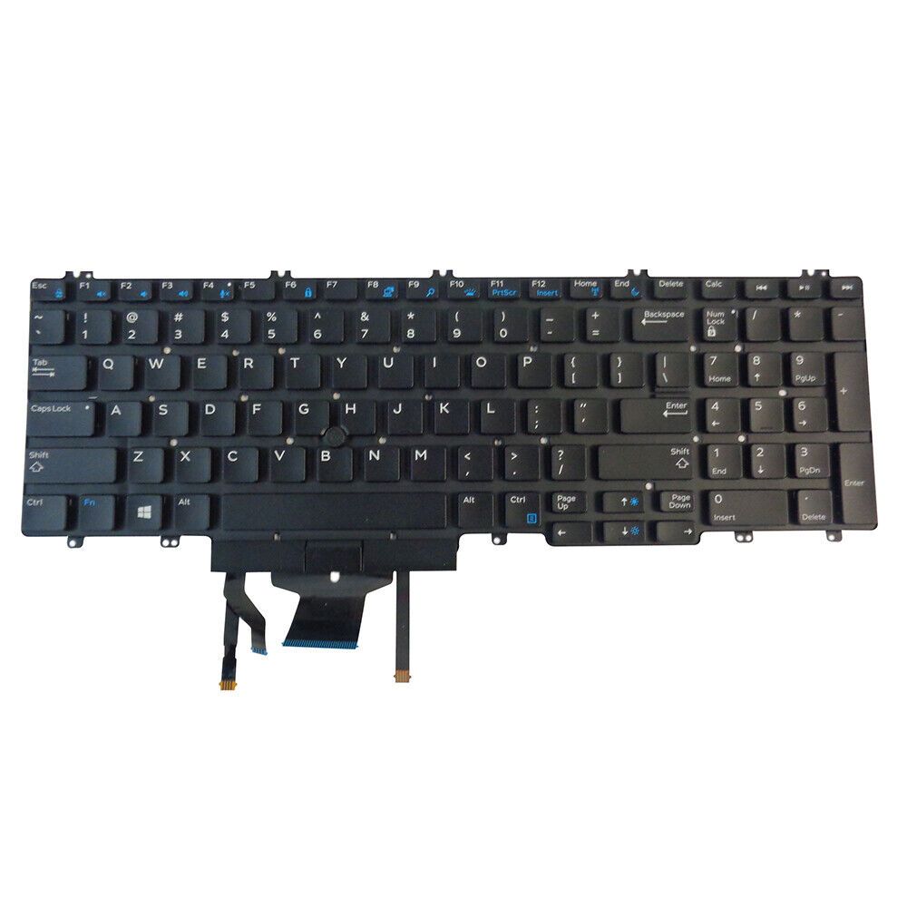 Bàn phím Black Backlit Laptop Keyboard For Dell Precision 7530 7540 ...