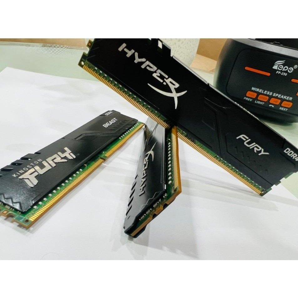 Ram PC Kingston Fury HypeX 16GB 2133Mhz DDR4 Tản Nhiệt Kép - Bảo hành 3 ...