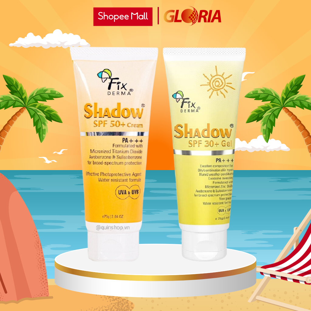 Kem Chống Nắng Fixderma Shadow 75g | Shopee Việt Nam