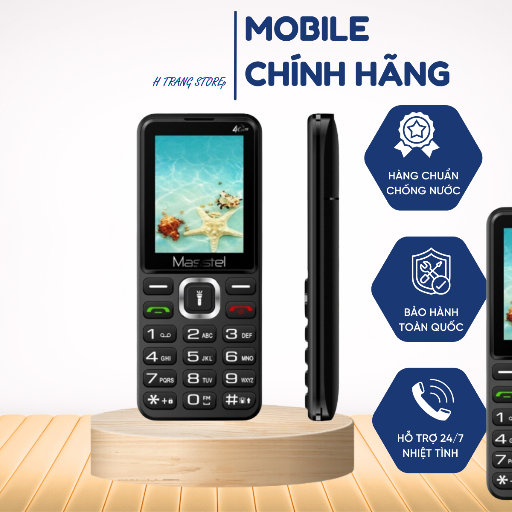 Điện thoại Masstel izi T2 4G, Phông chữ to,Màn hình lớn 2.4inch - Hàng ...